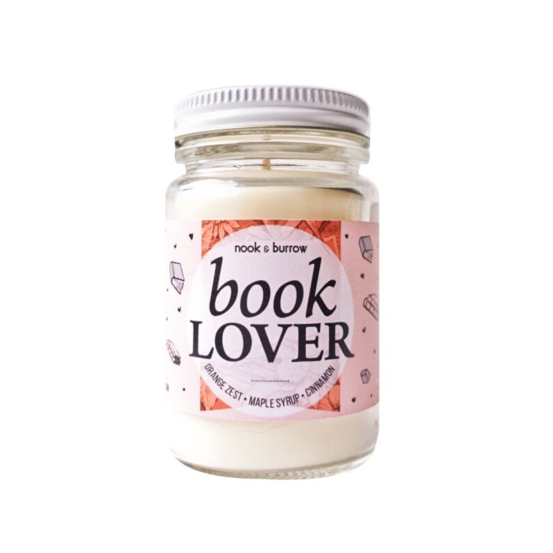 Book Lover Soy Wax Candle - Etsy Australia