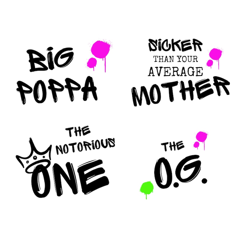 Notorious ONE SVG Files - Etsy