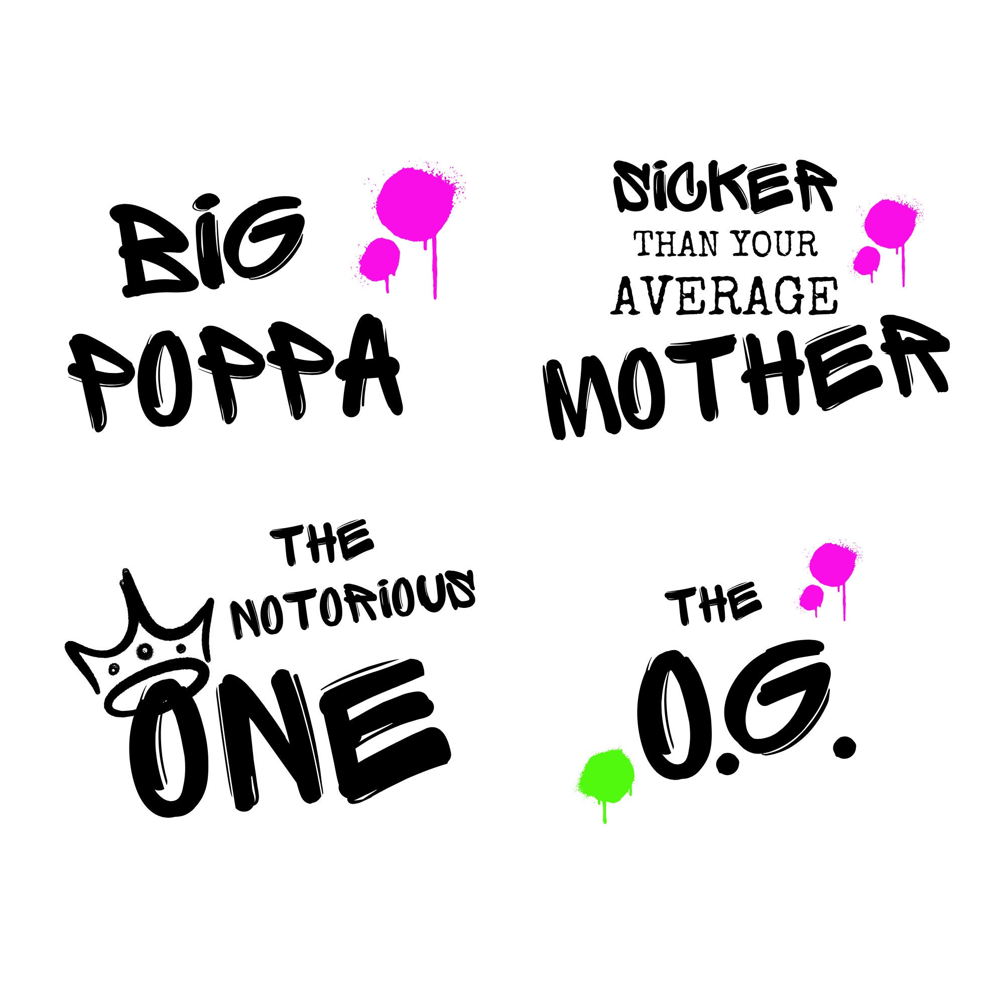 Notorious ONE SVG Files - Etsy