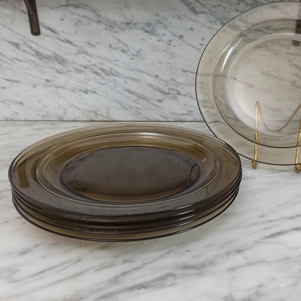 Smoked Glass Plates - Etsy