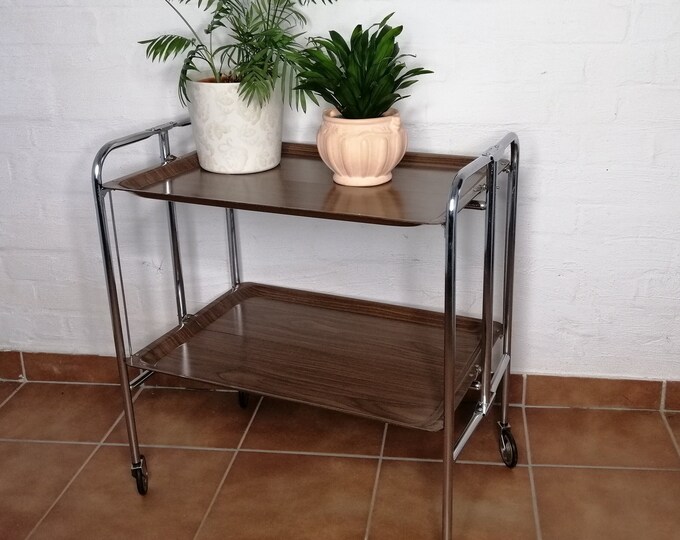 Vintage Tea Trolley / Serving Trolley / Bar Trolley / Dinette / 1960s ...