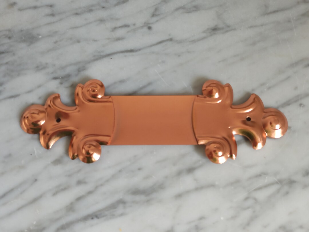Metal Nameplate / Copper-colored Doorplate / Metal Doorplate Blank - Etsy
