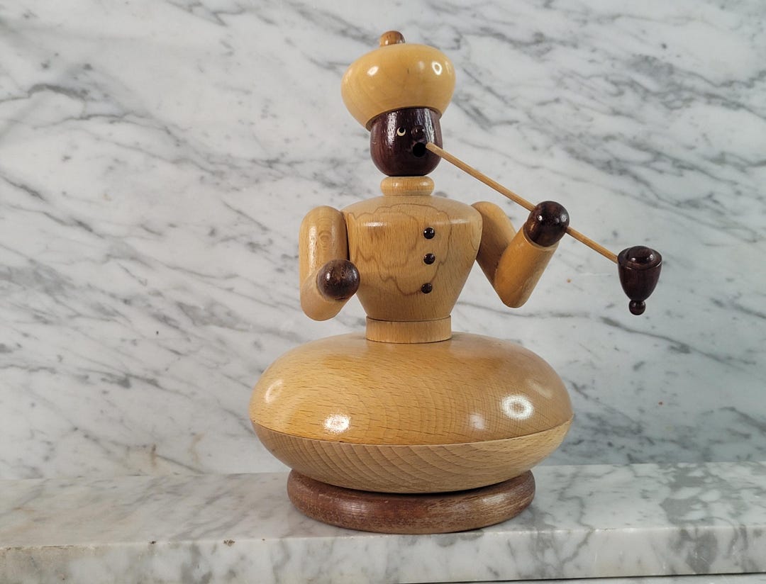 Vintage Smoking Man sultan With Box / Smoking Figure 22 Cm High ...