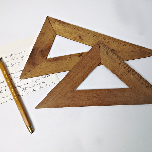 Vintage Wooden Ruler - Etsy