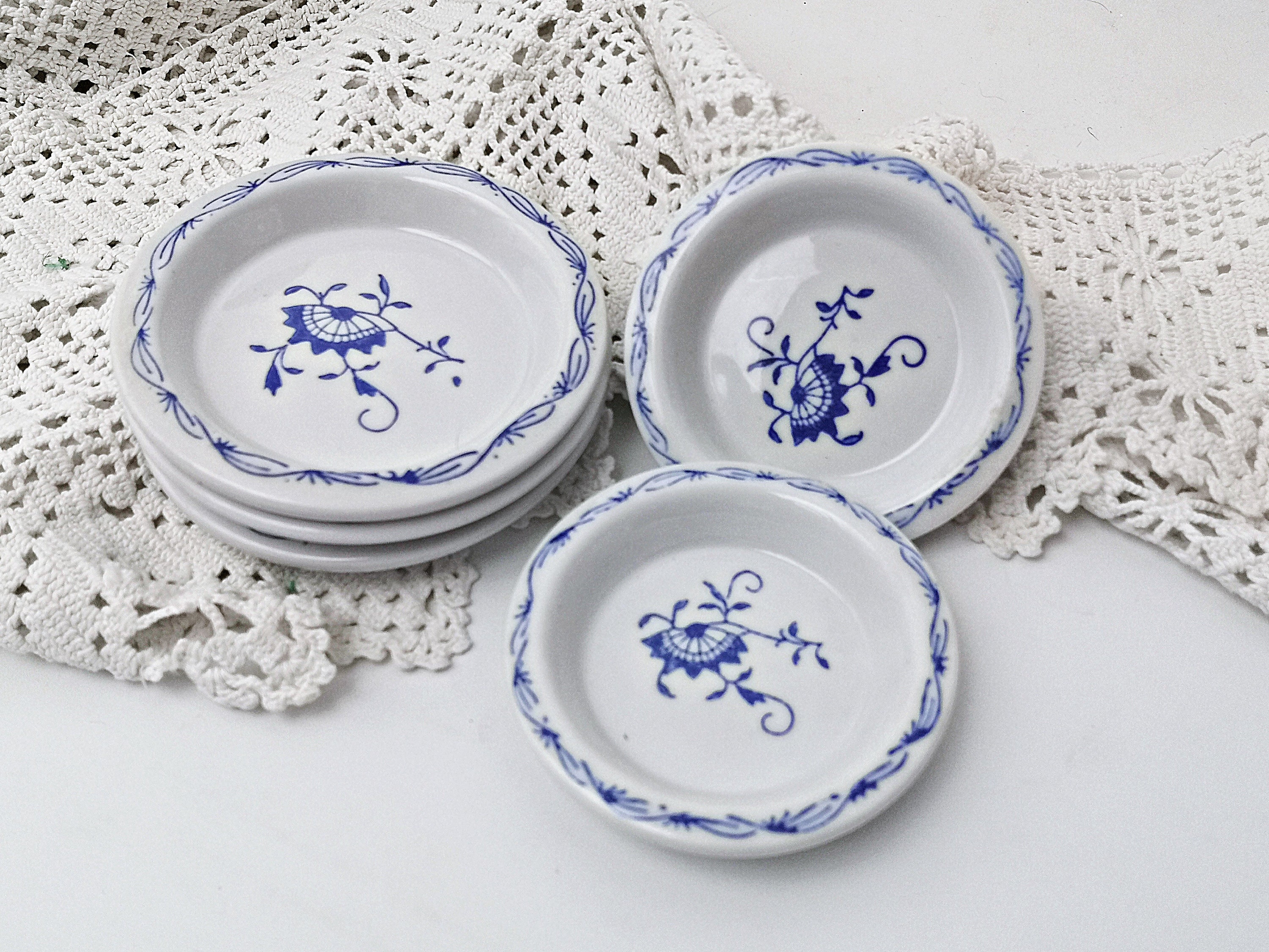 5 Pretty Coasters, Small Plates, Decorative Plates, Serving Dish ...