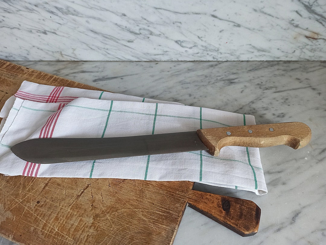 Vintage Kitchen Knife / Old, Large Knife / Rustic Chef's Knife - Etsy