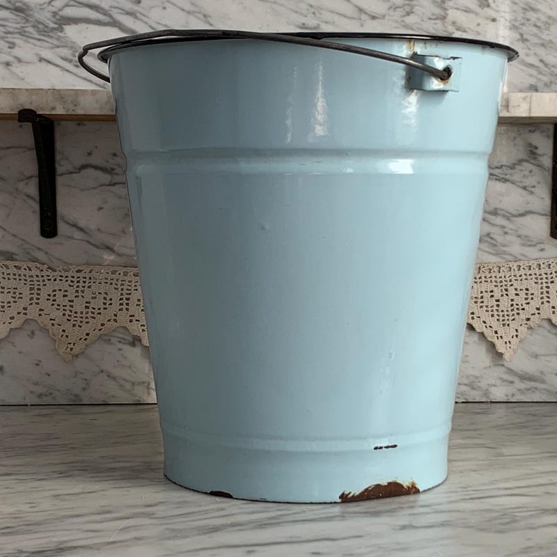 Enamel Bucket - Etsy