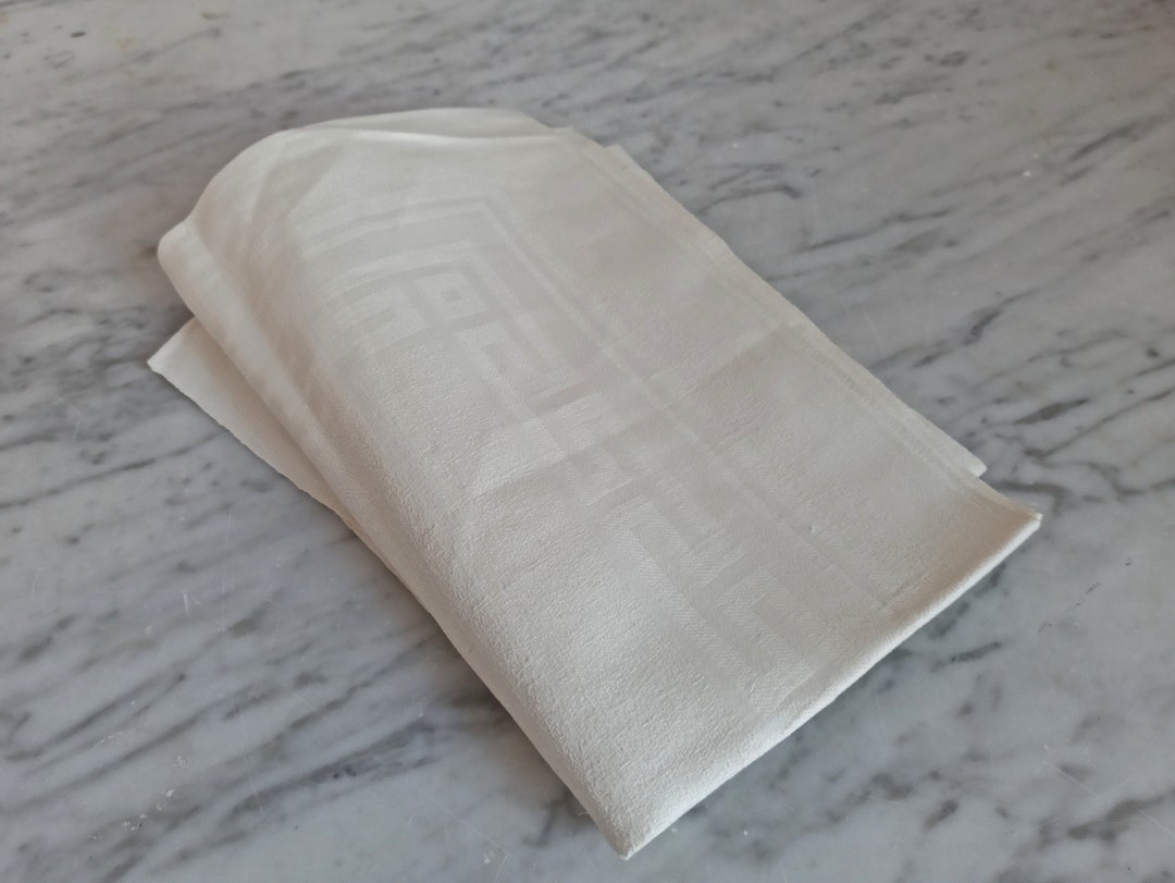 ANCIENT Linen Tea Towel / Art Nouveau / VINTAGE Linen Towel / Old ...