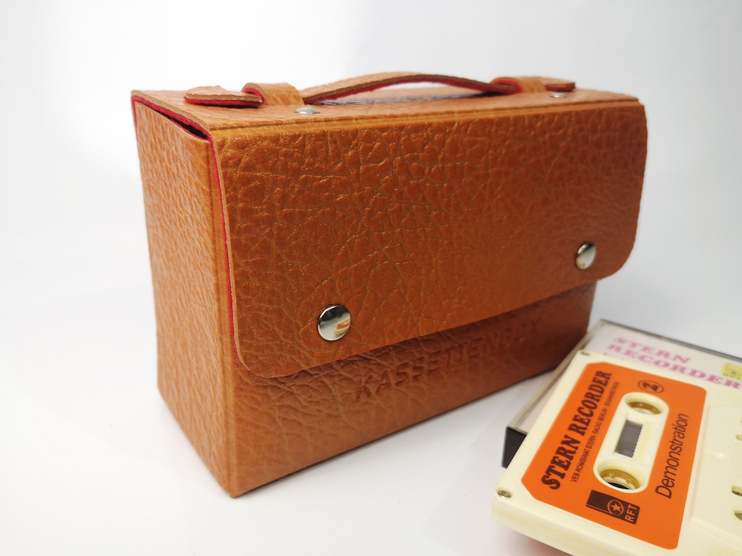 70s Cassette Box / Tape Box for Storing Mcs / Mid Century 70s - Etsy