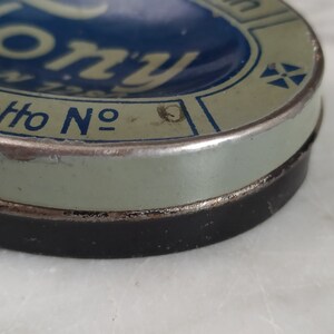 Vintage Tin Can RARE! / Empty Tin Box "tony" Steel Pins / Tin Can Pins ...