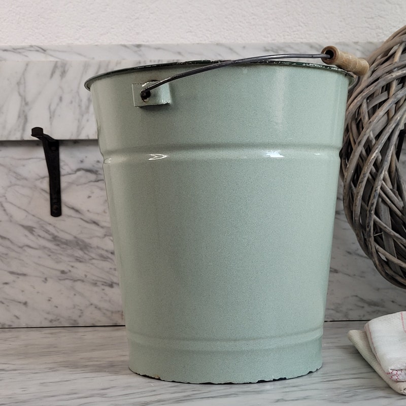 Enamel Bucket - Etsy