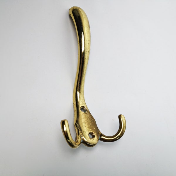 Brass Colored Coat Hook - Etsy
