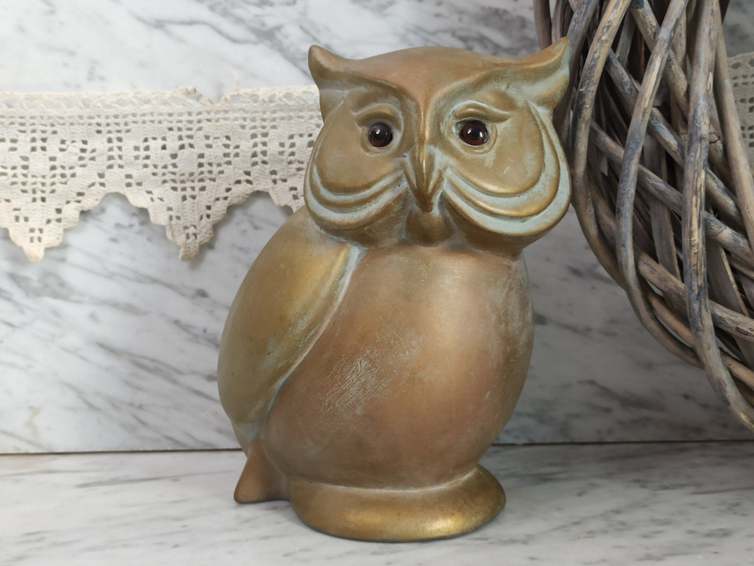 Vintage Owl / Large Ceramic Owl Figure 21 Cm / 8 - Etsy