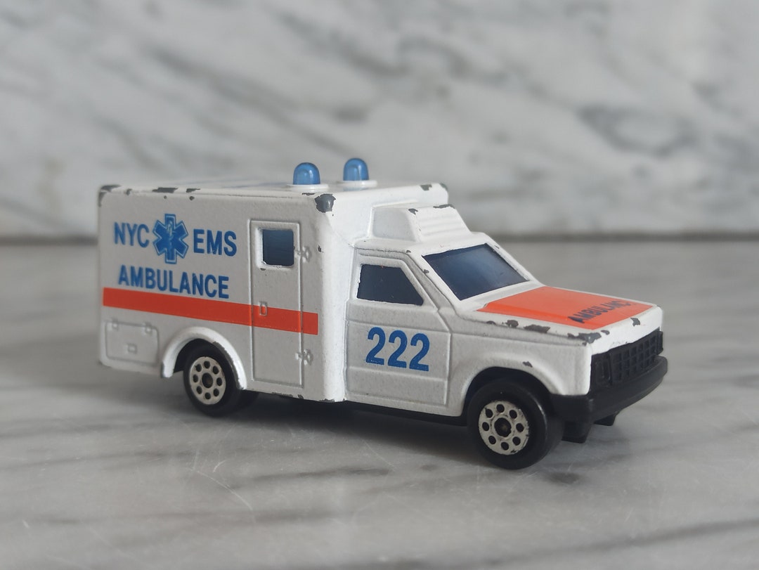Vintage Majorette Ambulance No. 255 / Matchbox Car / Ambulance / Rescue ...