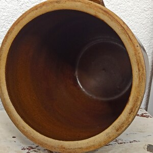 Alter großer Steintopf / alte 10 Liter Kruke aus Steingut / Tontopf ...