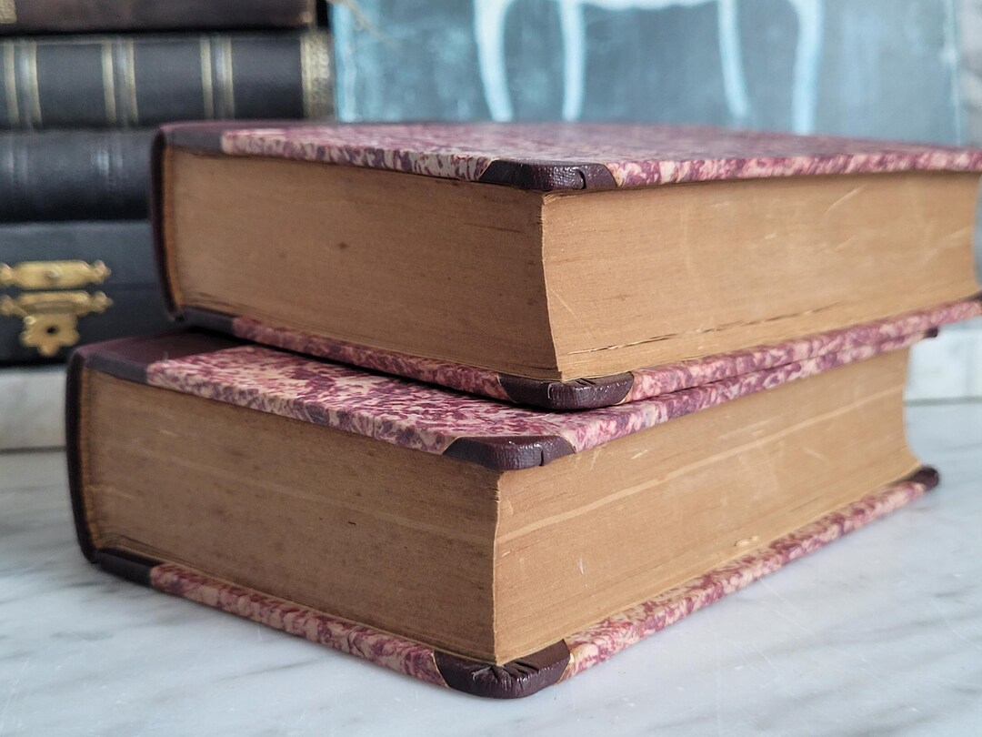 Old Books / Schiller's Works, Volumes 1 and 2 / Stacks of Books ...