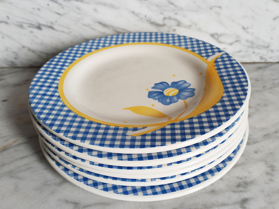 6 Vintage Breakfast Plates / Cake Plates / Small Plates Made of Ceramic ...