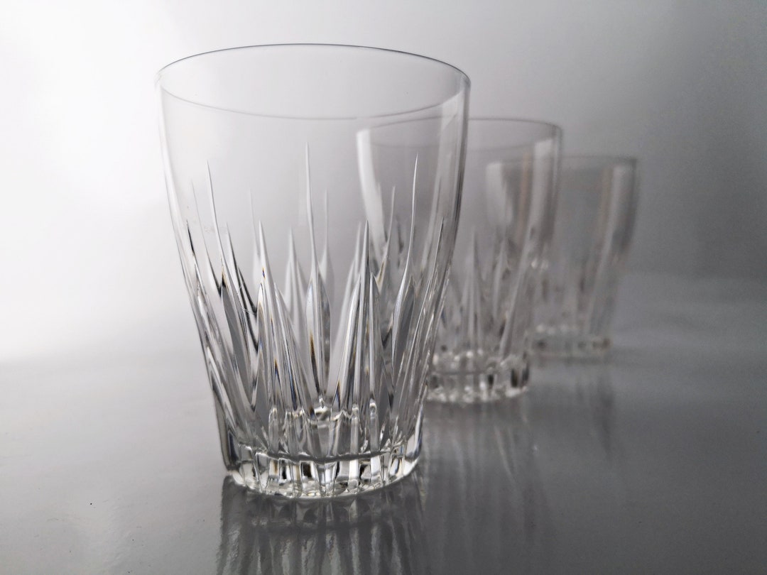 3 Small Drinking Glasses Made of Thin Glass / Breakfast Glasses ...