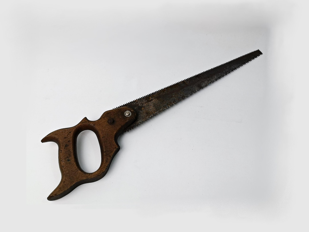 Vintage Carpenter's Saw | Double Blade | Double-sided | Crosscut Saw ...