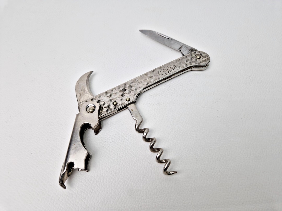 Vintage Waiter's Cutlery Corkscrew / Bartender Tools / Bottle Opener ...