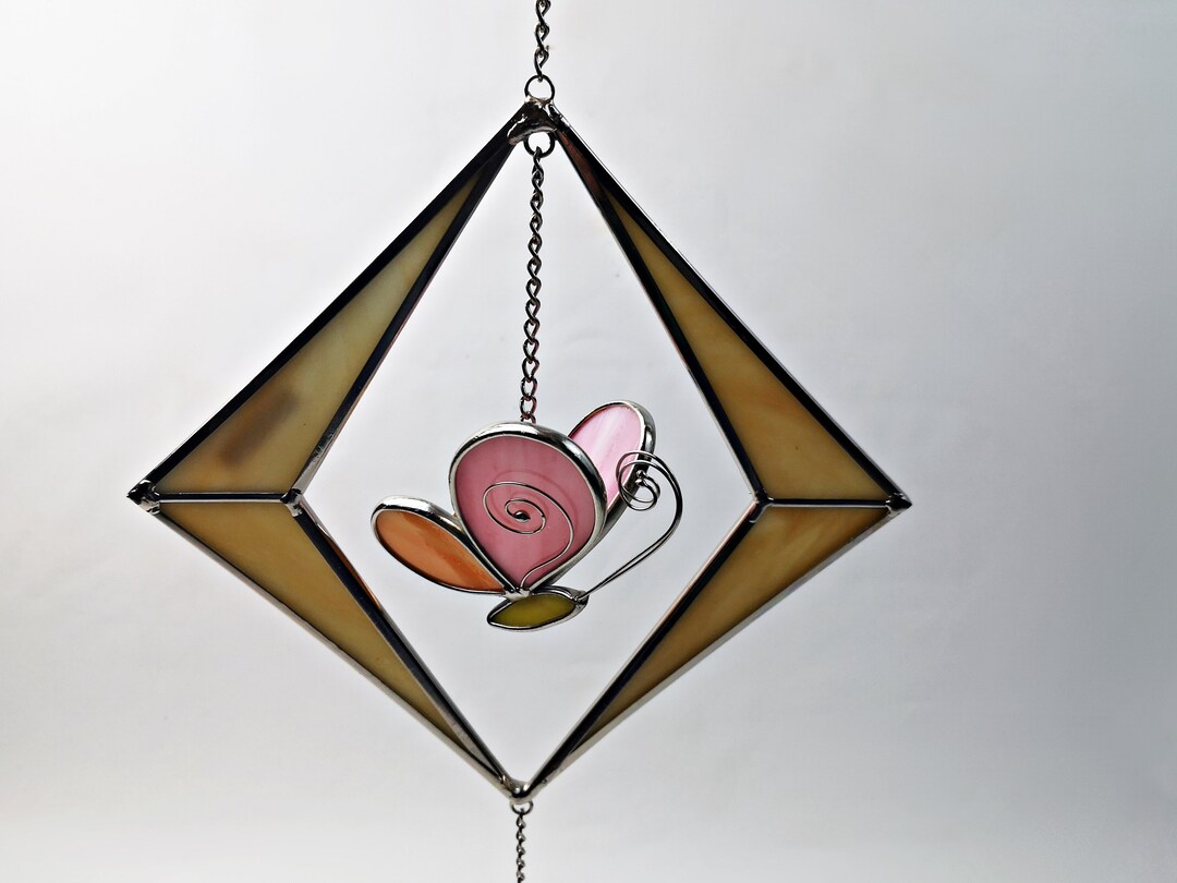 Suncatcher / Light Catcher / Window Decoration / Butterfly / - Etsy