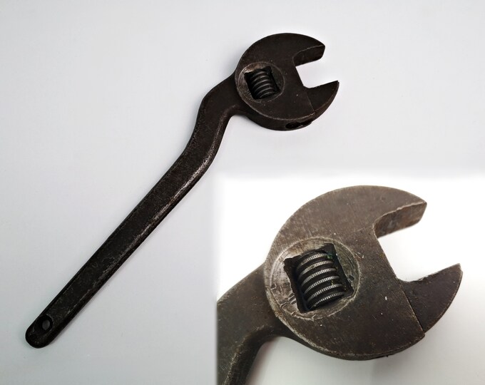 Adjustable Wrench / Adjustable Wrench / French / English / Old Tool ...
