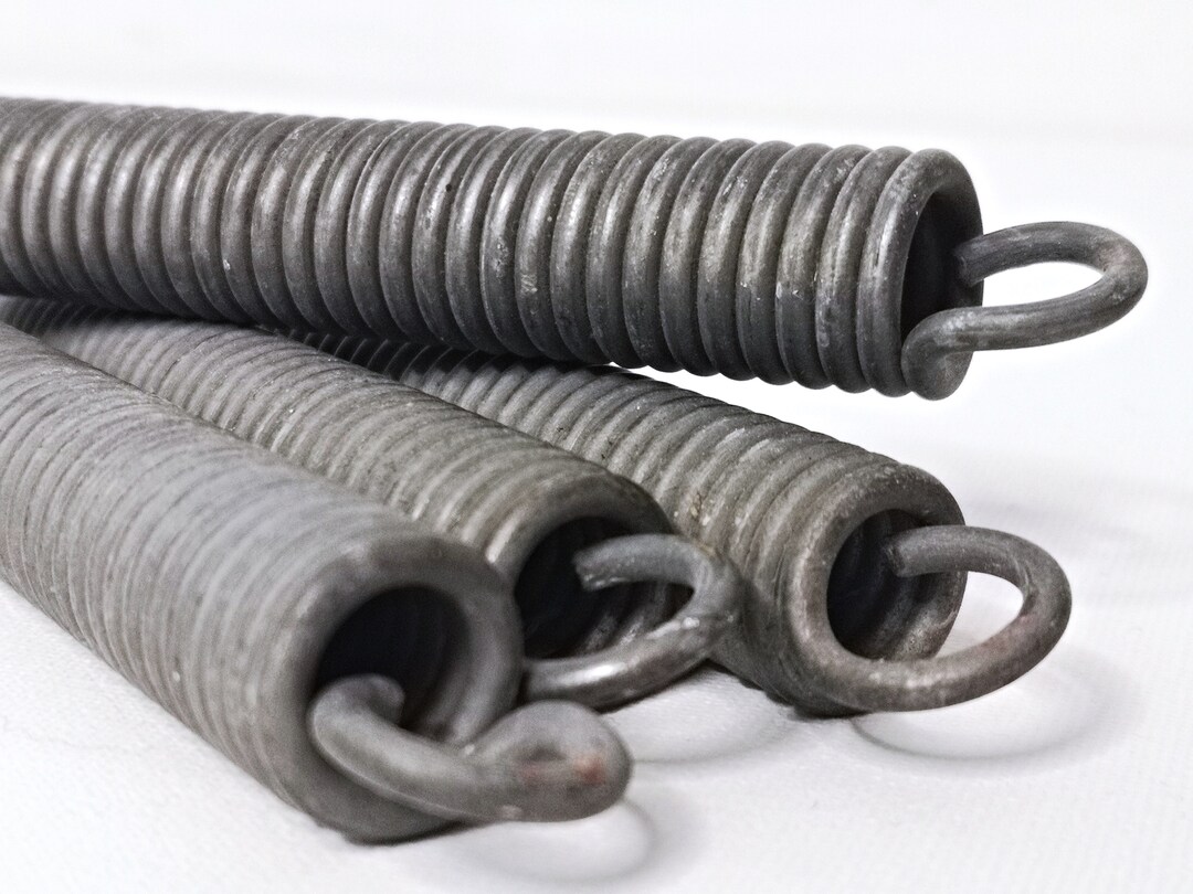 4 Old Galvanized Springs / Bed Springs / Steampunk / Iron / Steel ...