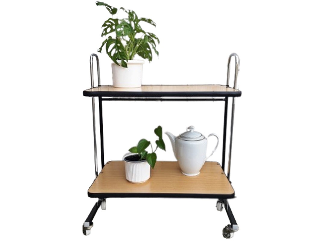 Vintage Tea Trolley / Serving Trolley / Bar Trolley / Dinette / 1980s ...