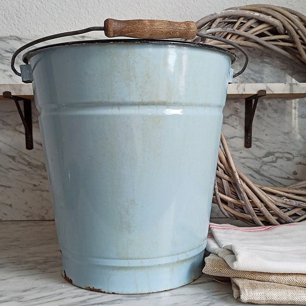Enamel Bucket - Etsy