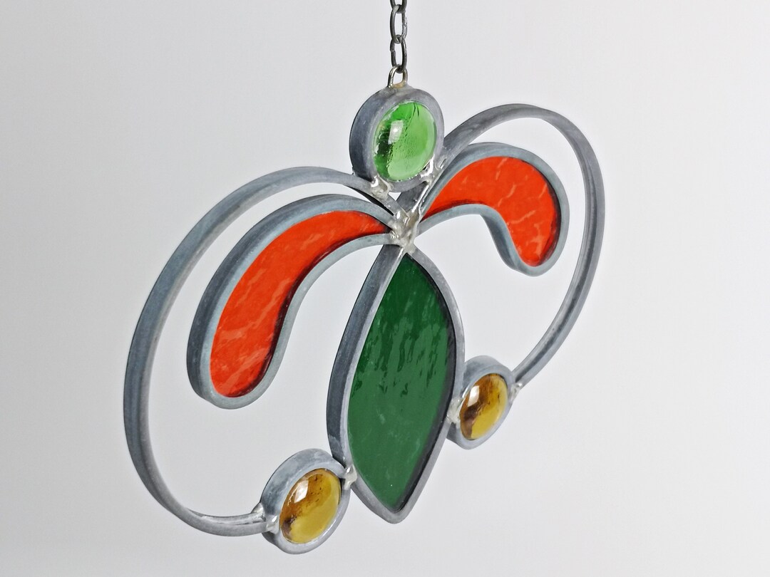 Vintage Suncatcher / Light Catcher / Window Decoration / Glass Art ...