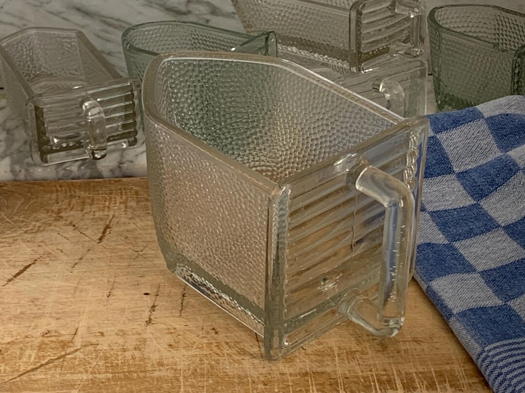 Vintage Chute / Old Glass Chute / Storage Jar / Glass Drawer ...