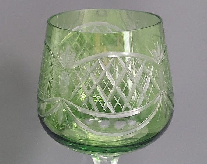 Vintage Collector's Glass / Wine Glass / Roman / Crystal / Vintage ...