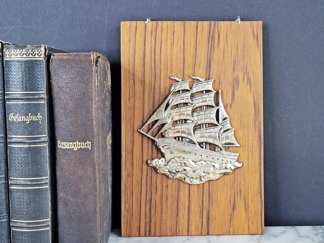 Vintage Picture of a Ship / Maritime Souvenir / Memento of the Baltic ...