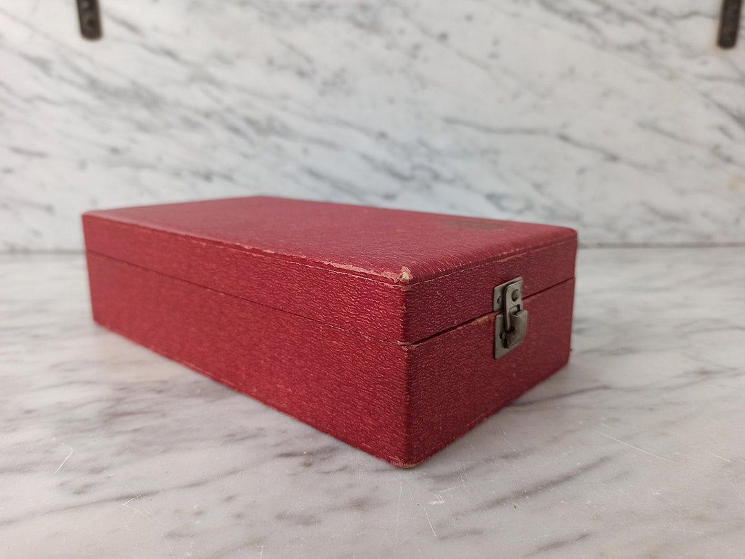 Old Cardboard Box / Red Box / 1950s - Etsy