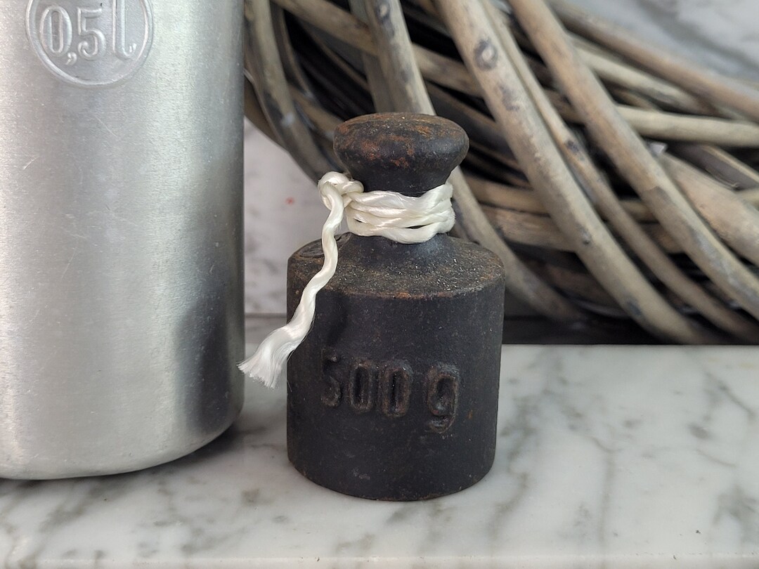 Old Weight 500g / 500 Grams / 0.5 Kg VINTAGE Weight / Half a Kilo / One ...