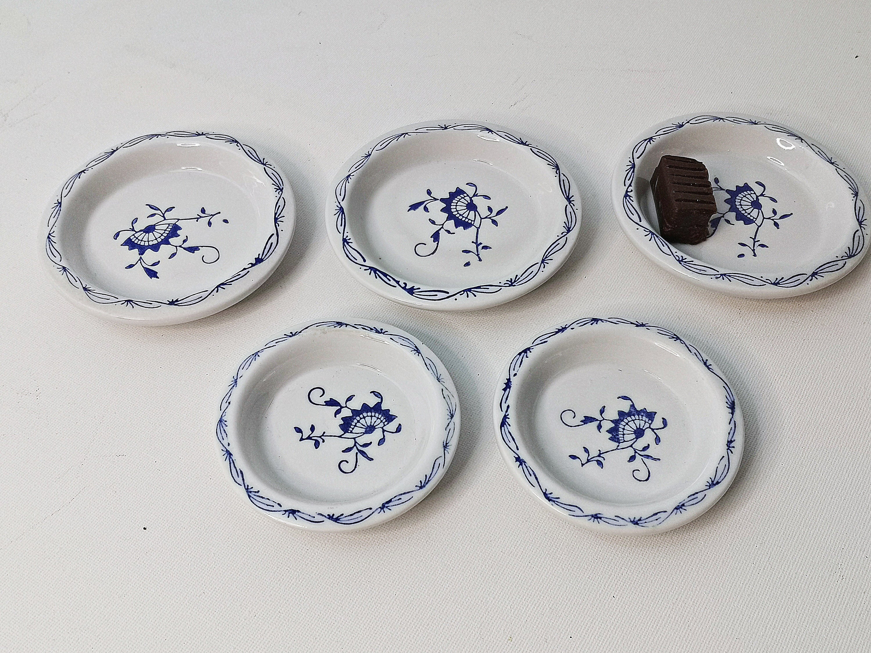 5 Pretty Coasters, Small Plates, Decorative Plates, Serving Dish ...