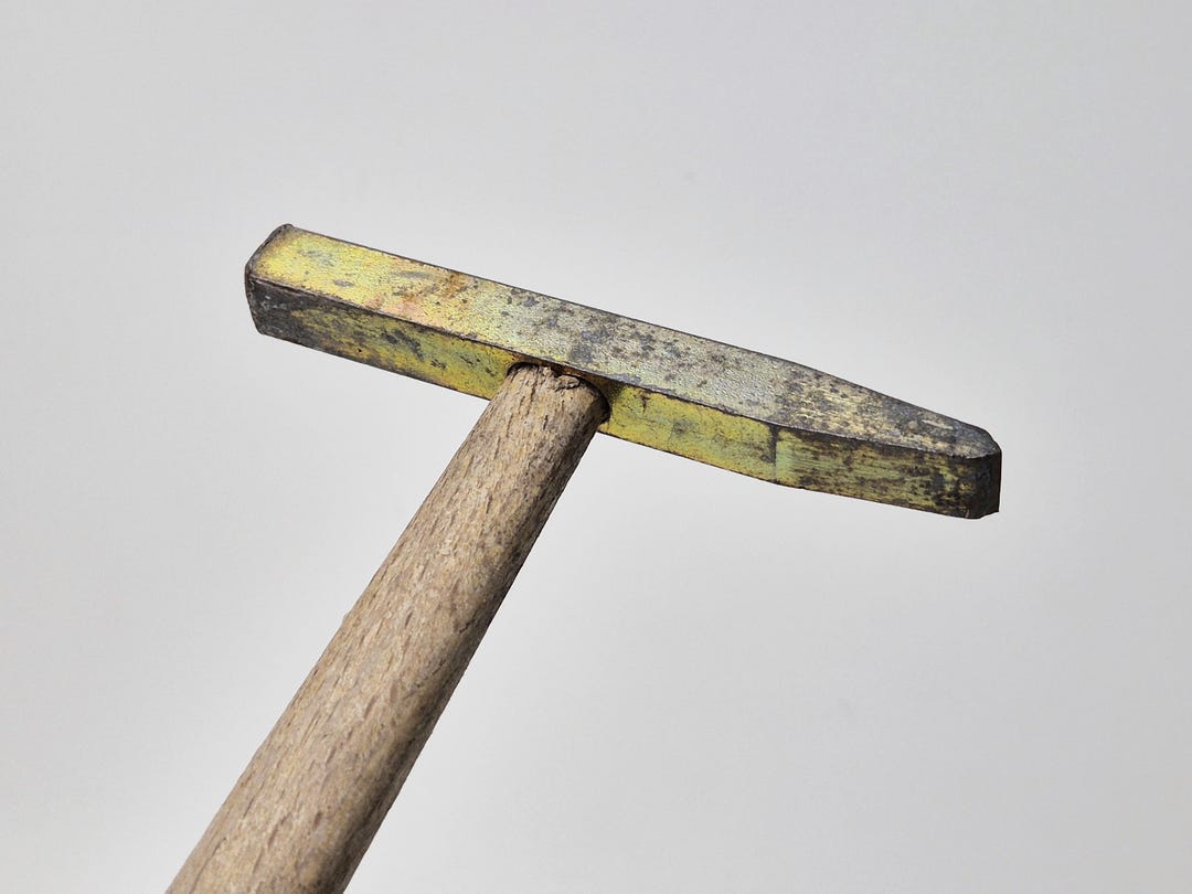 Small, Narrow Craft Hammer / Tile Hammer / for Crafting / Old Tool ...