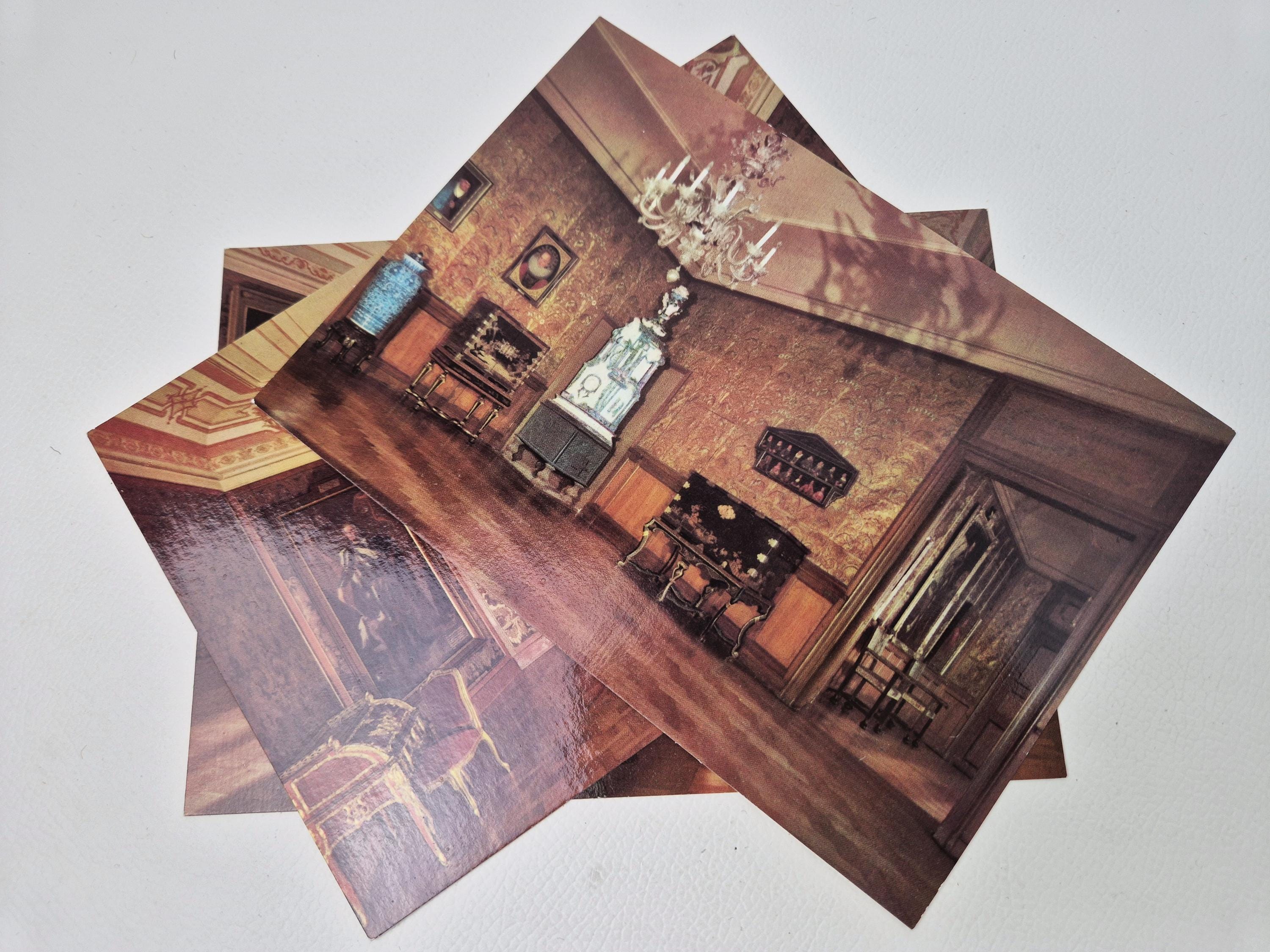 5 Old Postcards From the Baroque Museum Moritzburg Castle / Blank ...