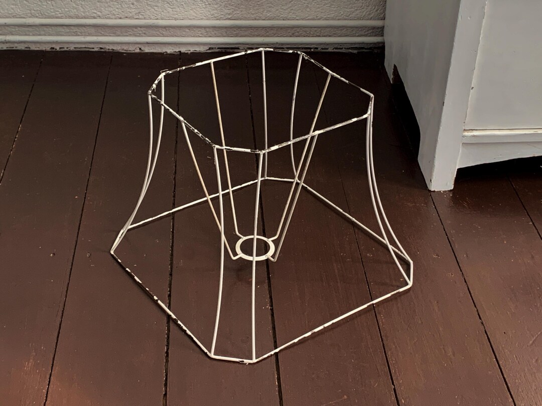 Square Vintage Blank Made of Wire / Bare Lampshade / DYS / for ...