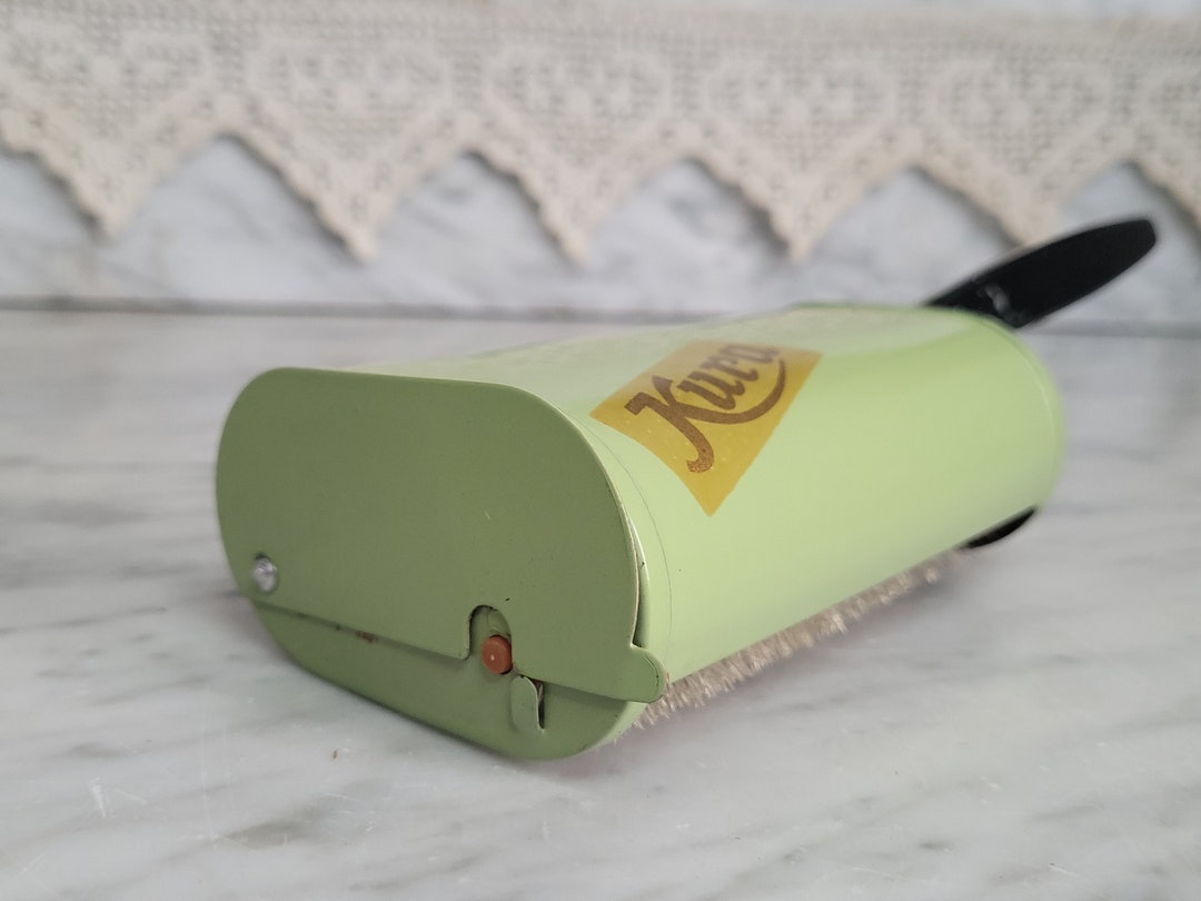 Vintage Table Brush / Old Table Roller / Sweeper / Table Broom / Valet ...