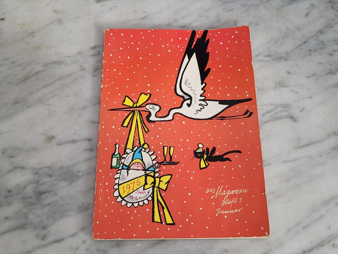 Vintage Magazine "das Magazin" Issue 1 January 1975 / DDR Newspaper ...