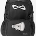 Nfinity PETITE Black Classic Backpack Personalized Name Cheer ...