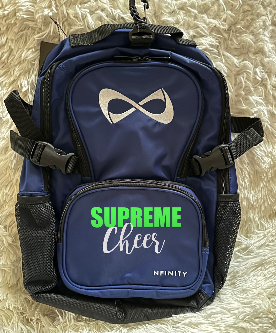 Nfinity Navy Blue PETITE Classic Backpack - Includes Personalized Name ...