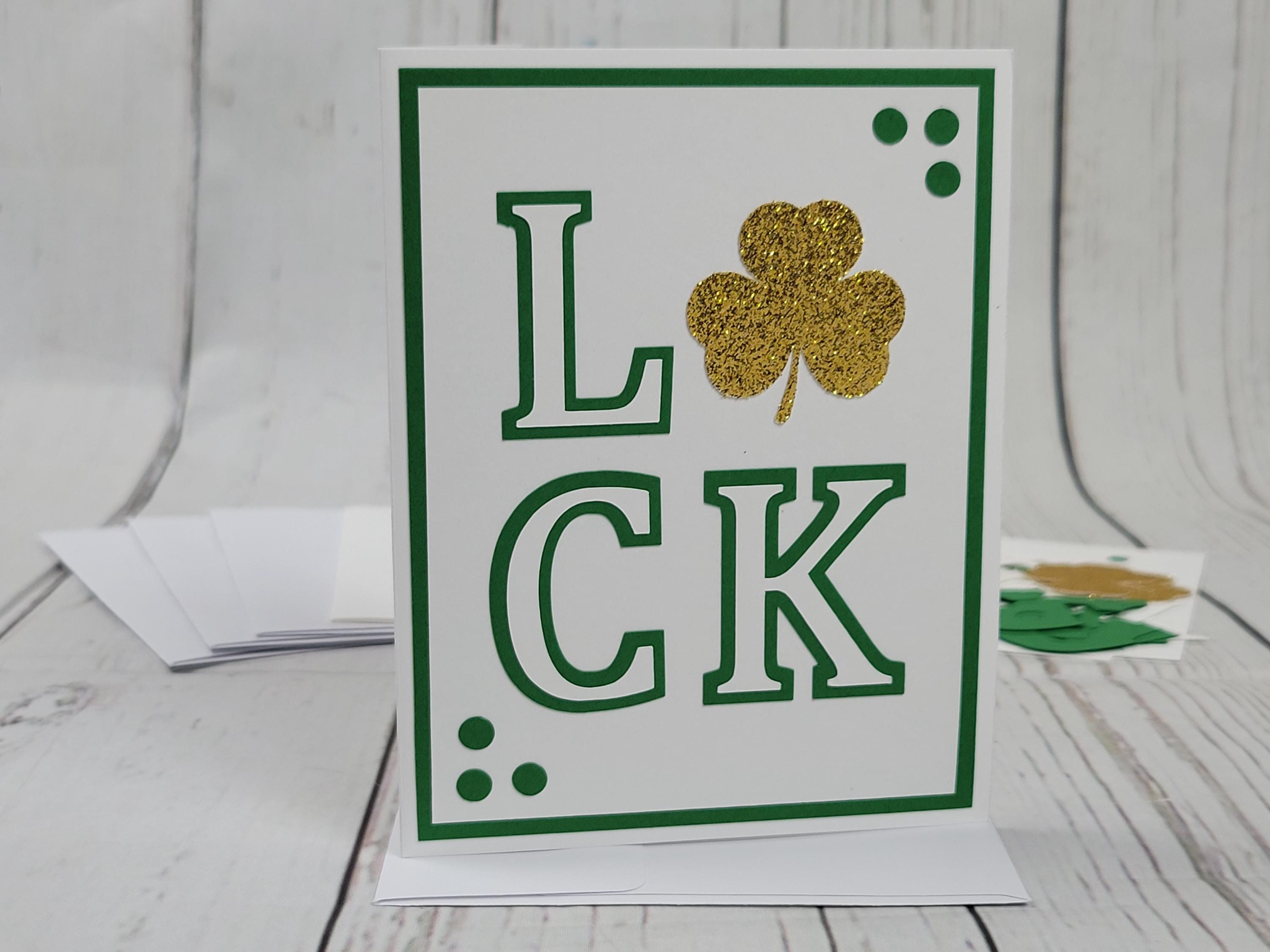 Happy St. Patrick's Day Greeting Card Kit | 4 Cards With Envelopes ...
