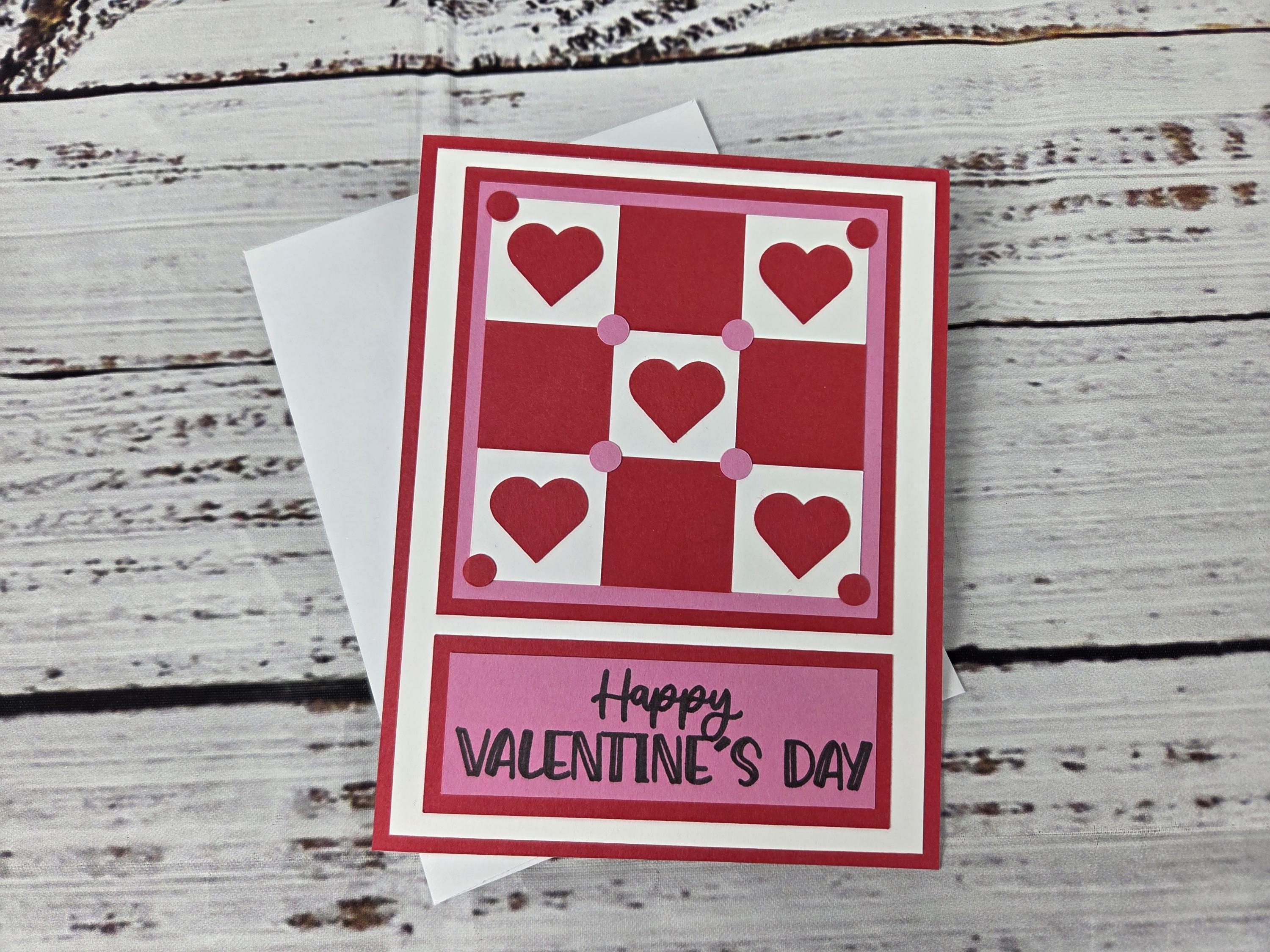 Happy Valentine's Day Greeting Card Kit, Quilted, Adult Craft Kit ...