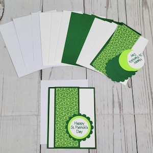 Happy St. Patrick's Day Greeting Card Kit | 4 Cards With Envelopes ...