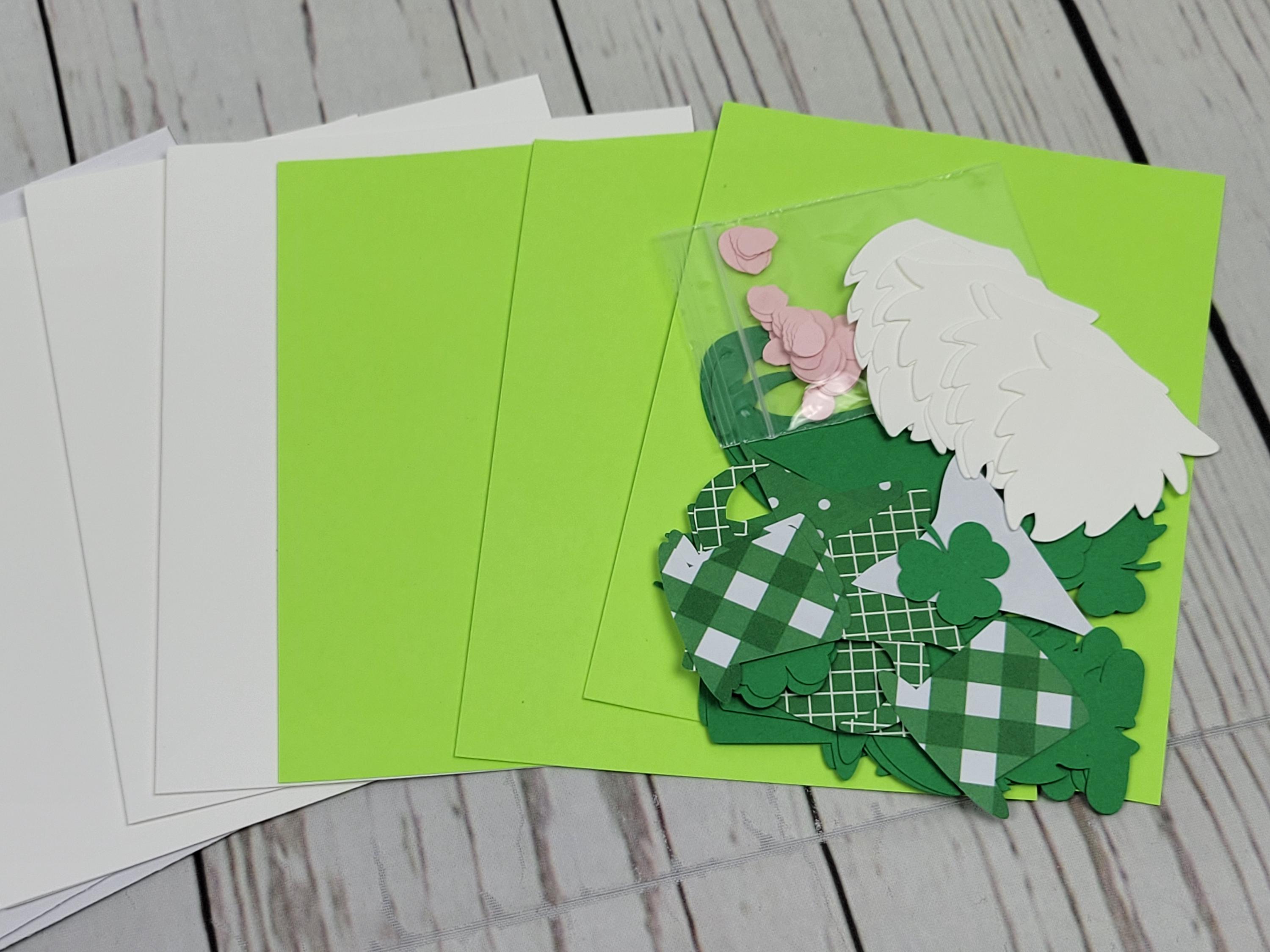 Happy St. Patrick's Day Greeting Card Kit | 4 Cards With Envelopes ...