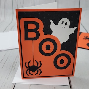 Happy Halloween Greeting Card Kit | 4 Cards With Envelopes | Boo Ghosts ...