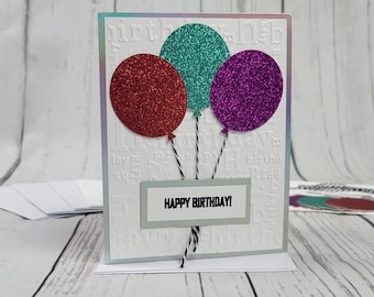 Happy Birthday Greeting Card Kit | 4 Cards With Envelopes | Geometric ...