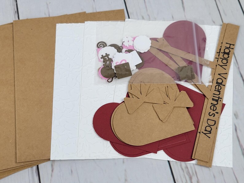 Happy Valentine's Day Greeting Card Kit, Box of Chocolates, Adult Craft ...